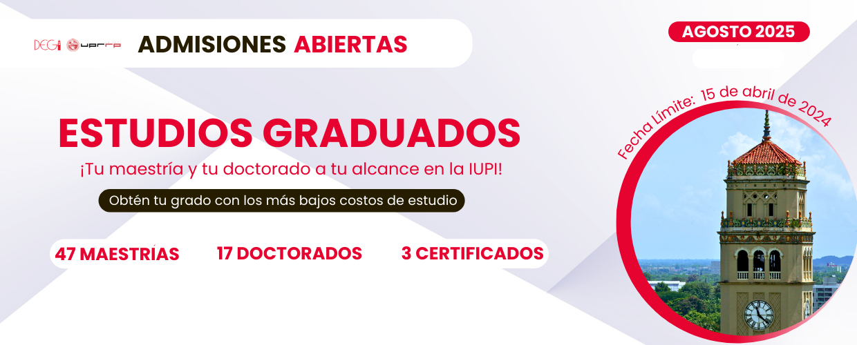 Decanato de Estudios Graduados e Investigación – Decanato de Estudios ...